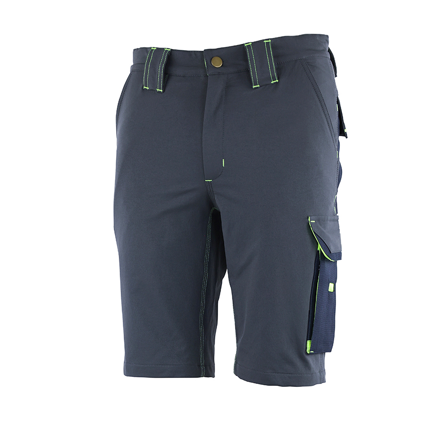 Radne hlače kratke MOVE FLEX sive | Lacuna